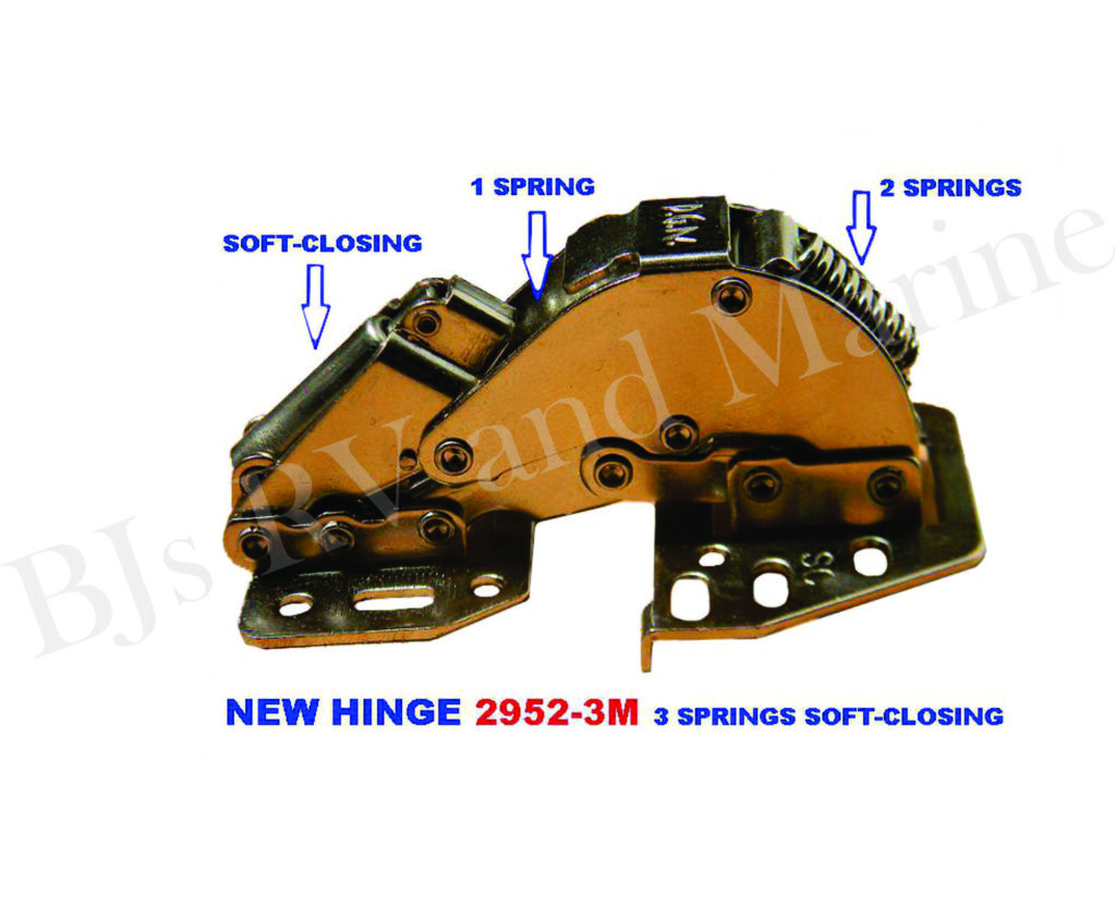 RV DGN Cabinet Door Hinge with 3 Springs with Soft Closing System - BJs ...
