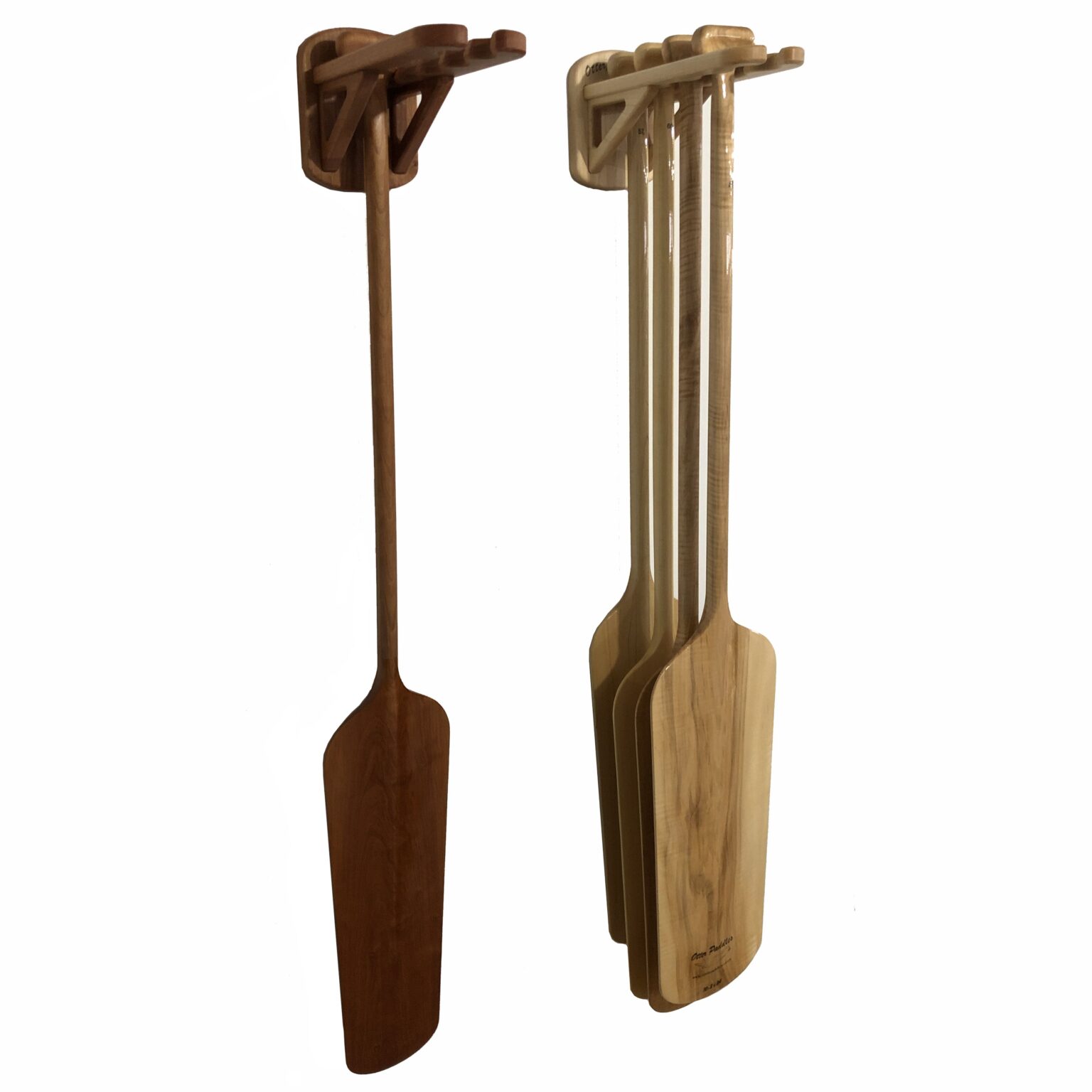 Best 5 Position Review Solid Wood Kayak & Canoe Paddle Holder made in ...